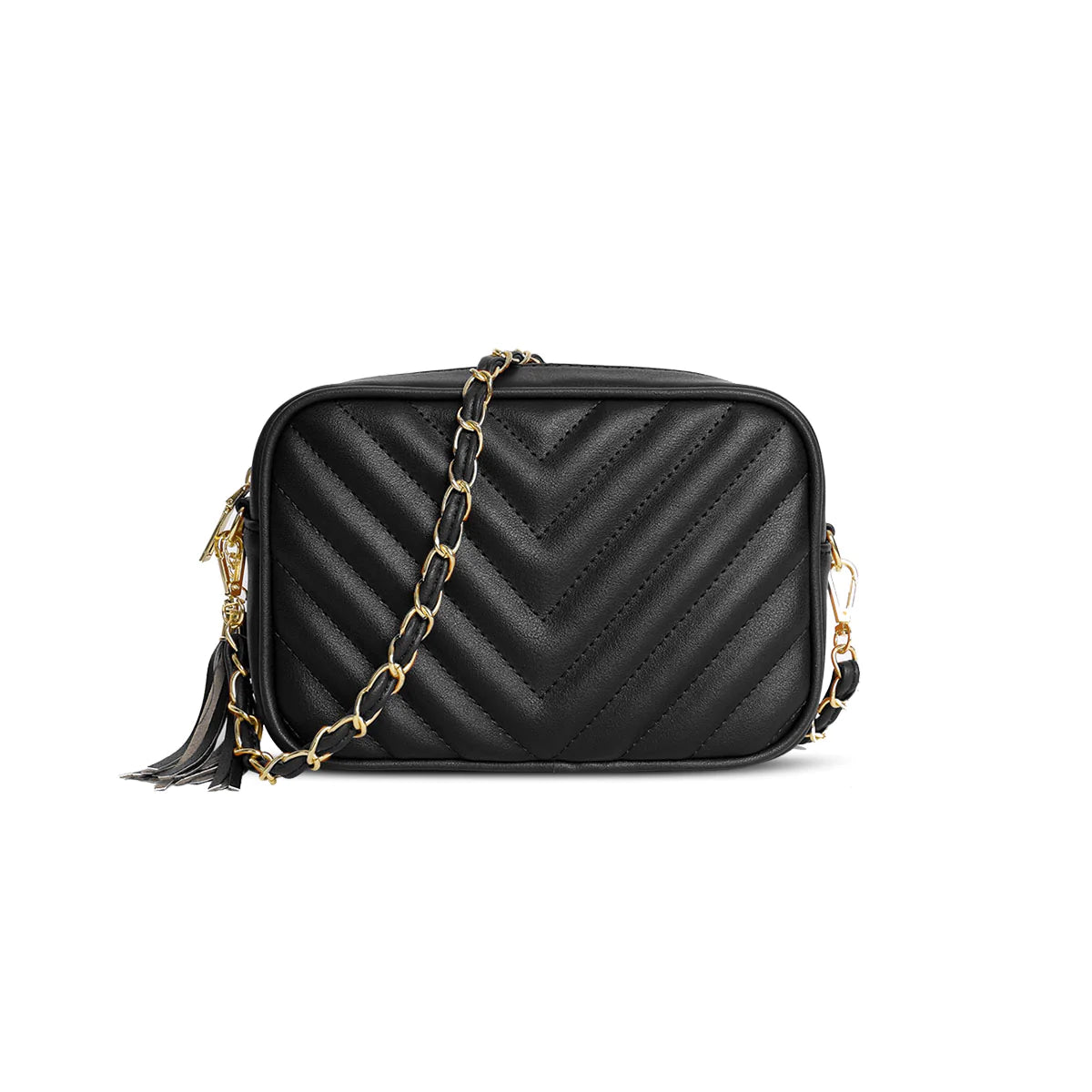 GESSY 833 SHOULDER BAG - BLACK – Boutique Fifty Three